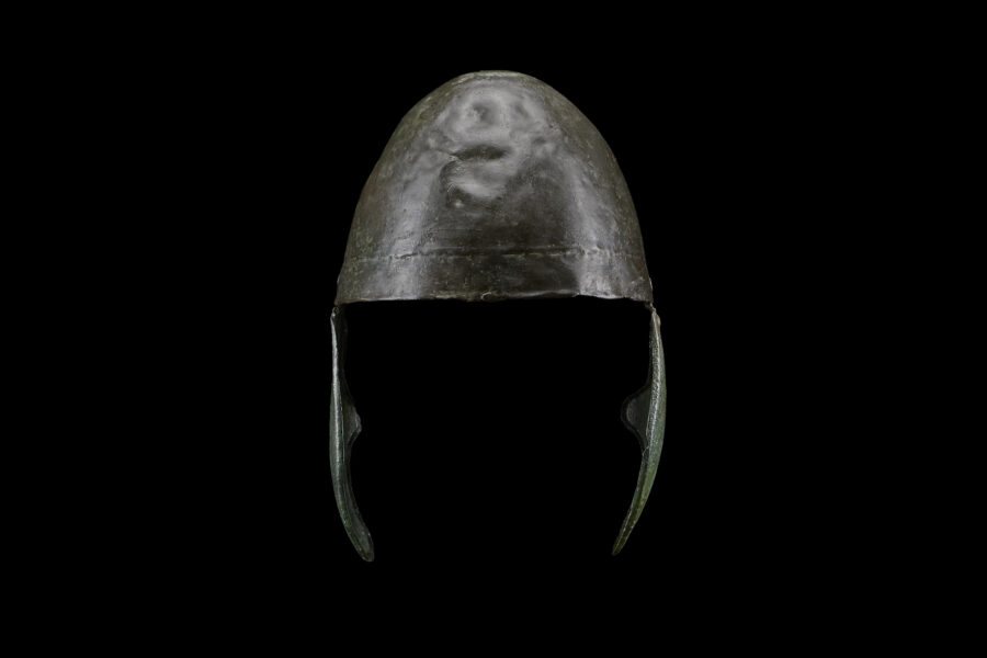 GREEK PILOS BRONZE HELMET