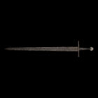 MEDIEVAL KNIGHTLY SWORD, 14TH CENTURY