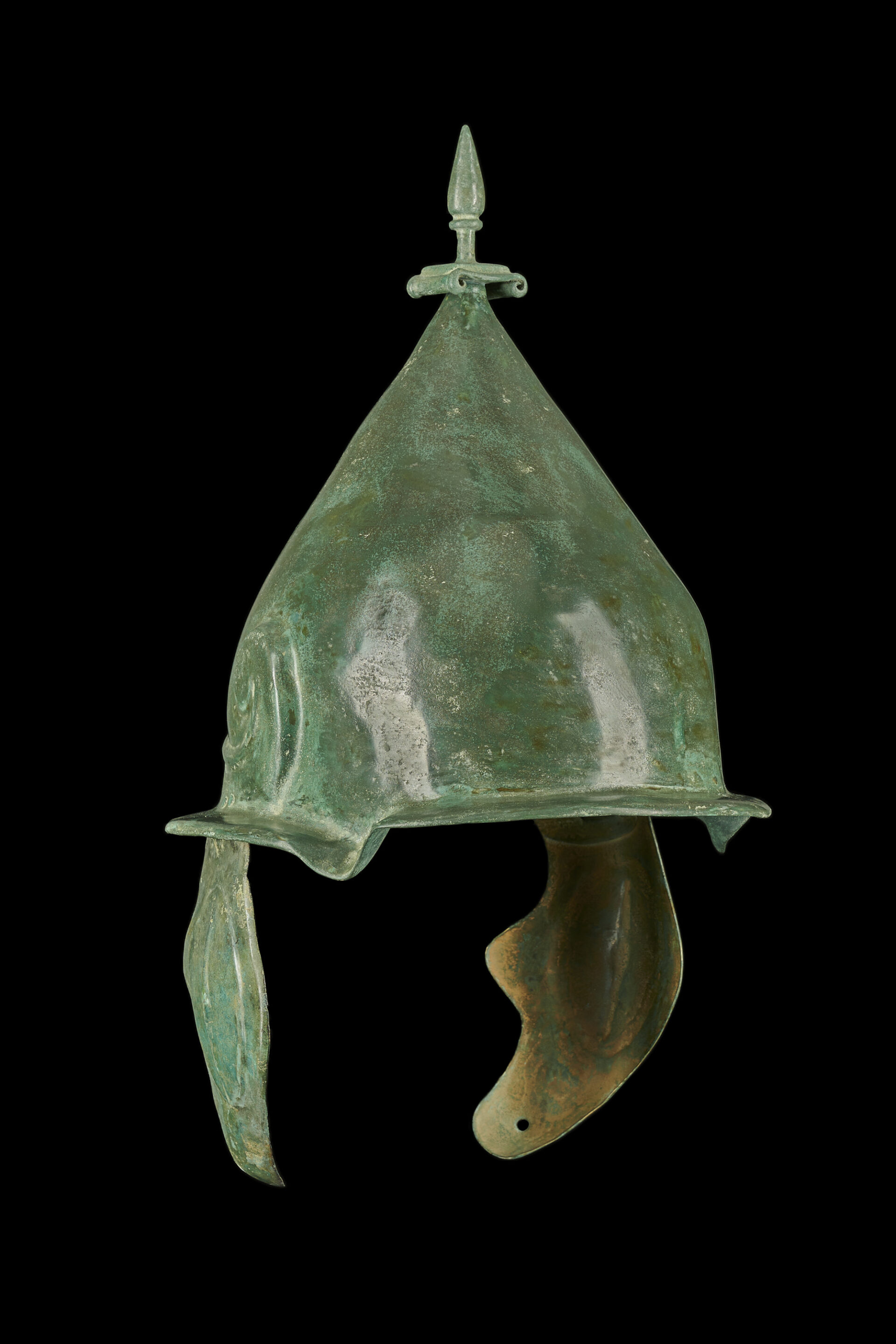 Rare Hellenistic helmets under Celtic influence, 3rd - 2nd B.C.