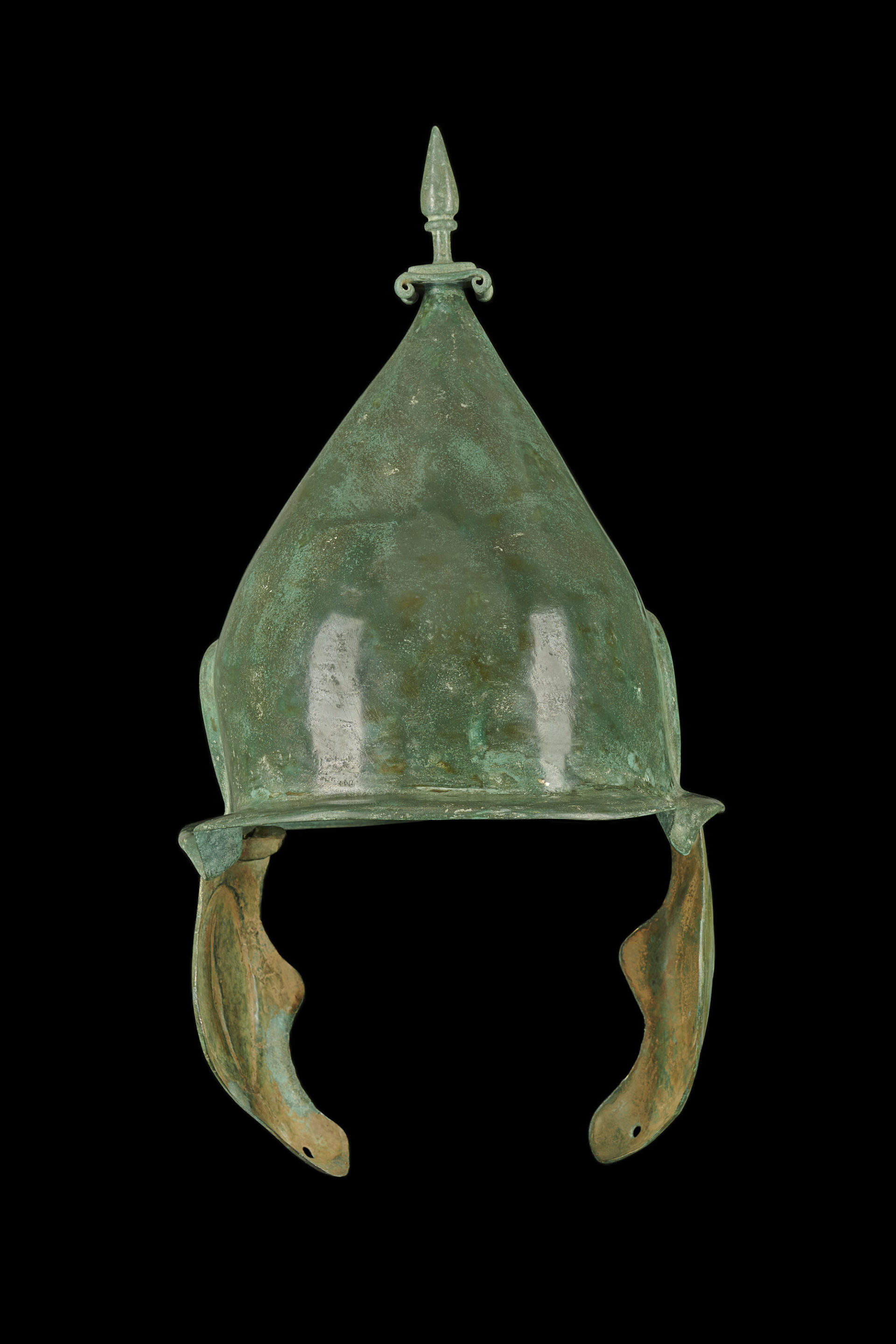 Rare Hellenistic helmets under Celtic influence, 3rd - 2nd B.C.