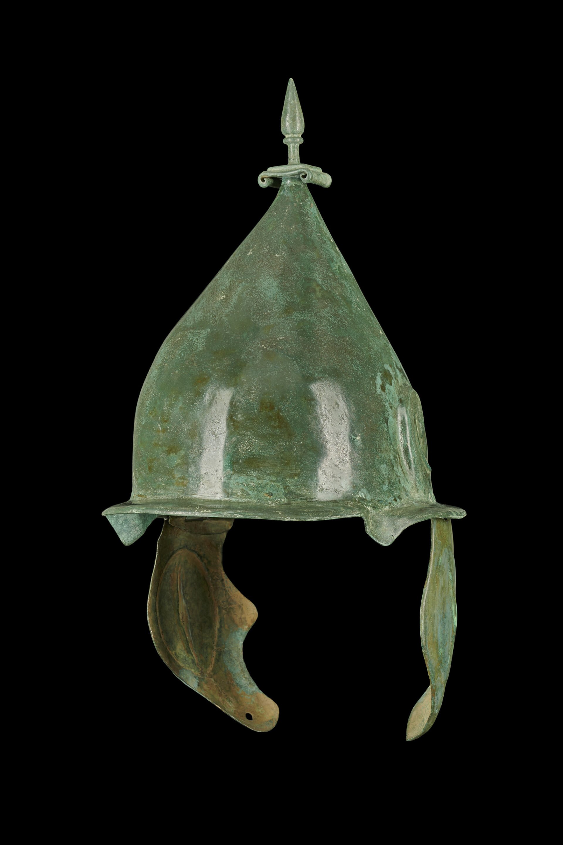 Rare Hellenistic helmets under Celtic influence, 3rd - 2nd B.C.